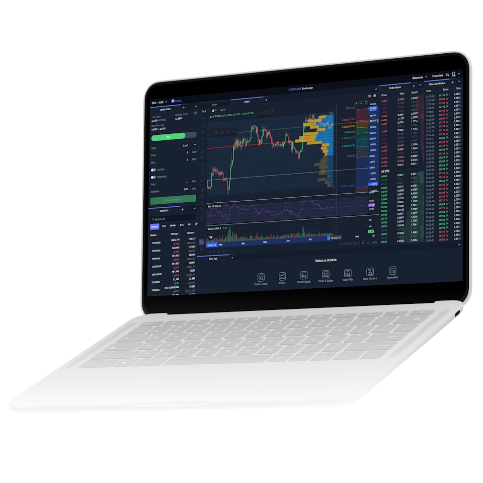 CoinJar Exchange - For Professional Crypto Traders