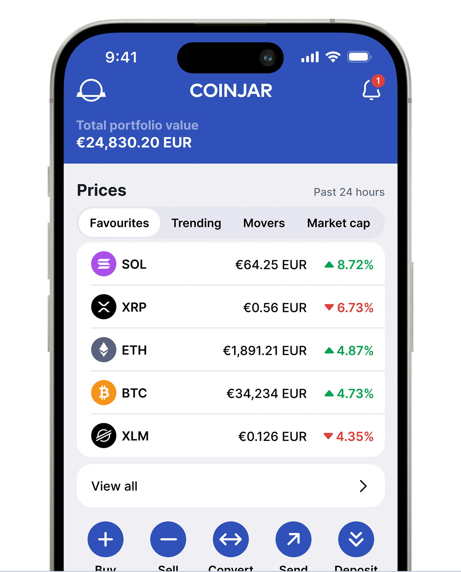 Crypto Exchange Ireland | Buy and Trade Crypto | CoinJar
